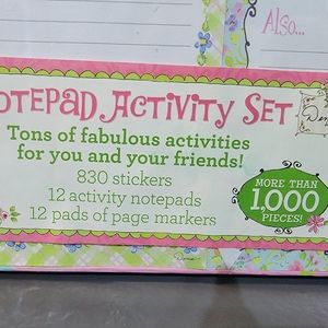 Toys | Dena Designs Activity Notepad And Sticker Set | Poshmark
